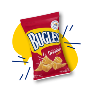Bugles Corn Chips - Crunchy Corn Snacks - Bugles